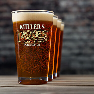 Custom Printed InkPixi Pint Glasses | Personalized Pint Glasses