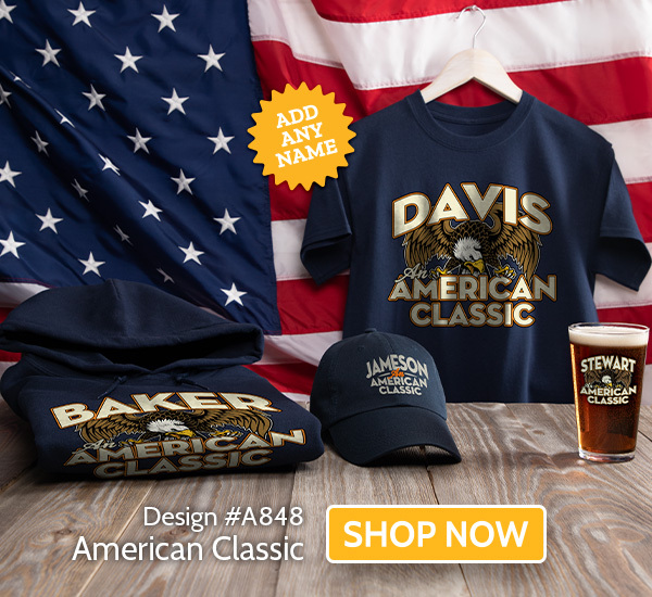 Personalized Shirts, Hats, and More!